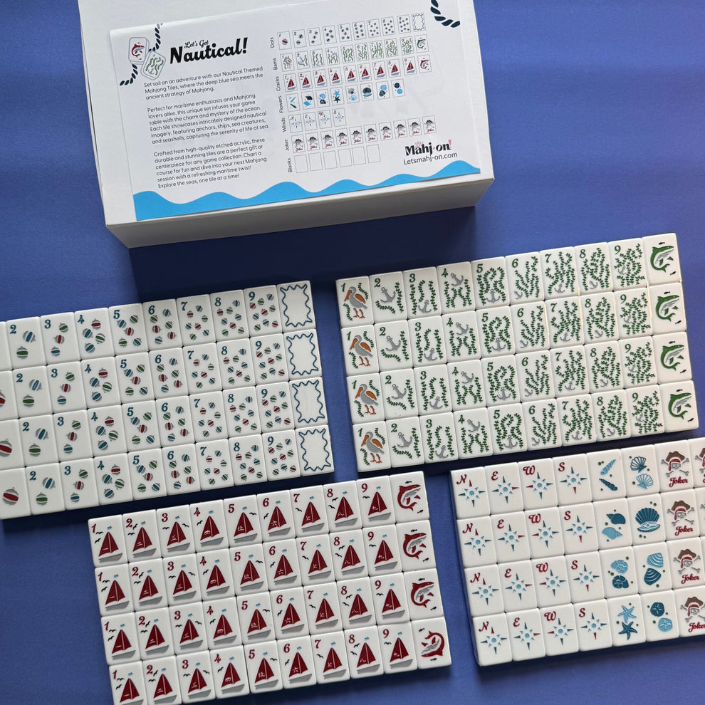 Let's Get Nautical! Mahjong Game Tile Set | Let's Mahj-On!
